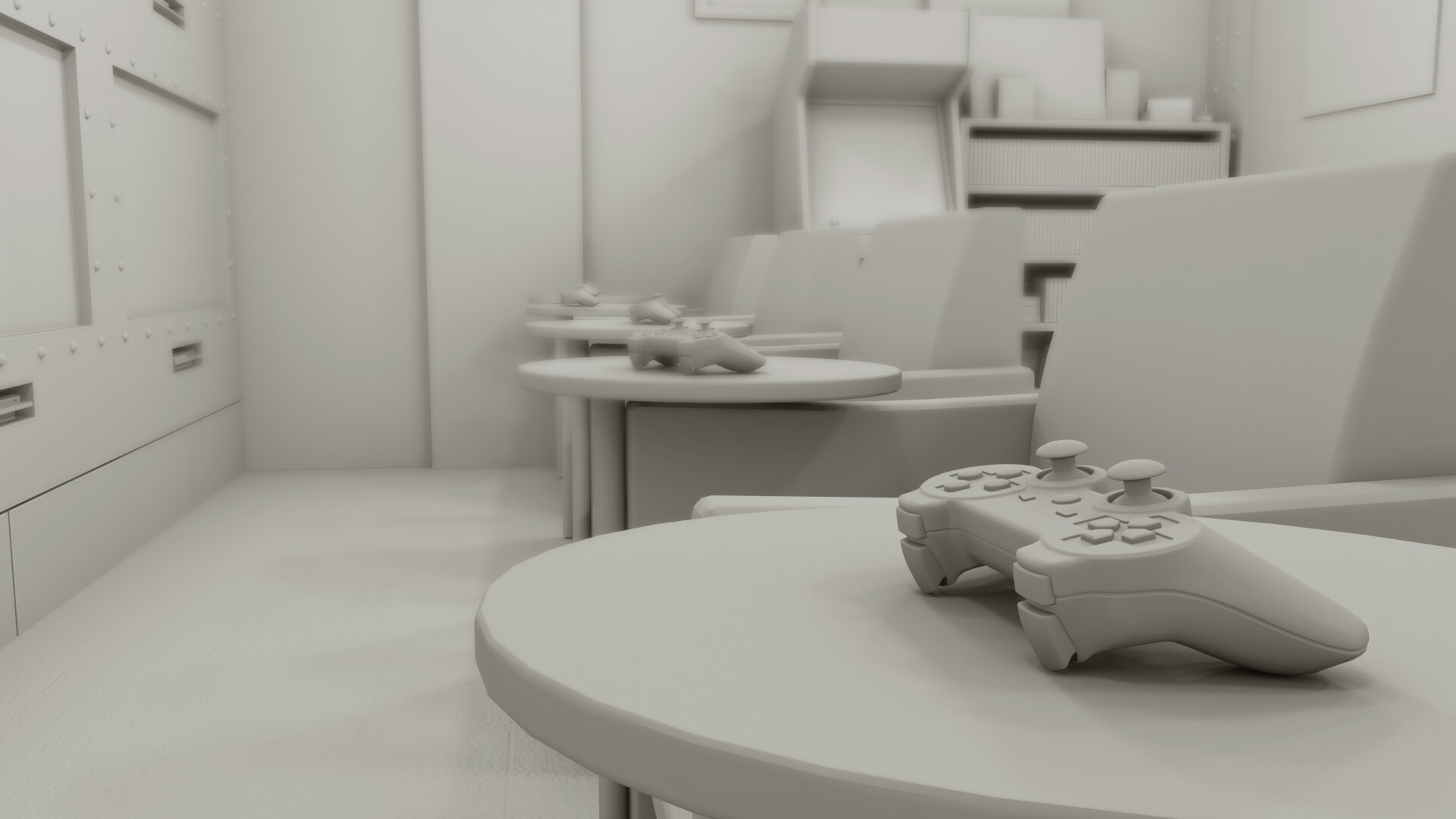 ArtStation - Bunker Gaming Room