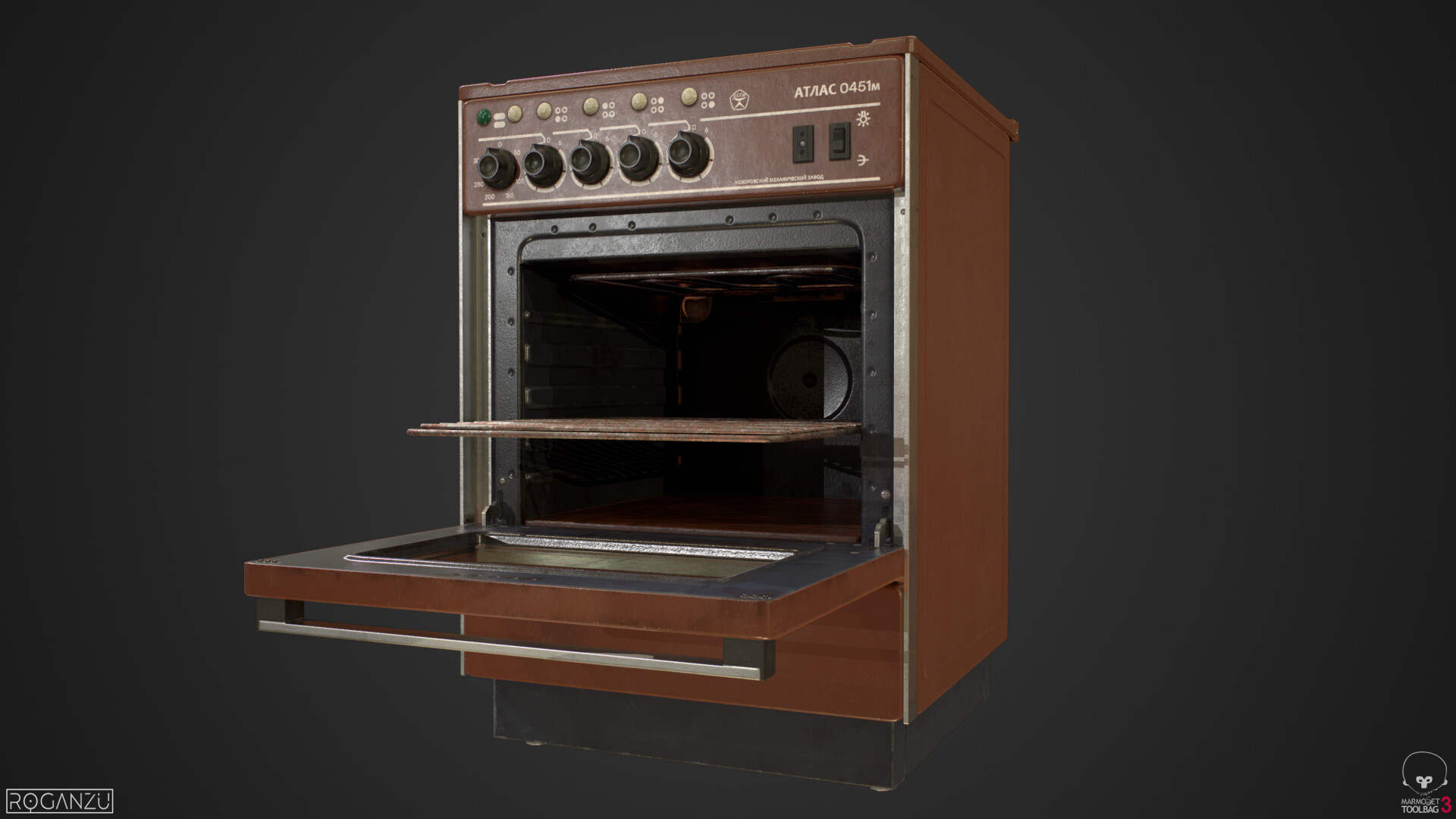 Electric Stove Texture