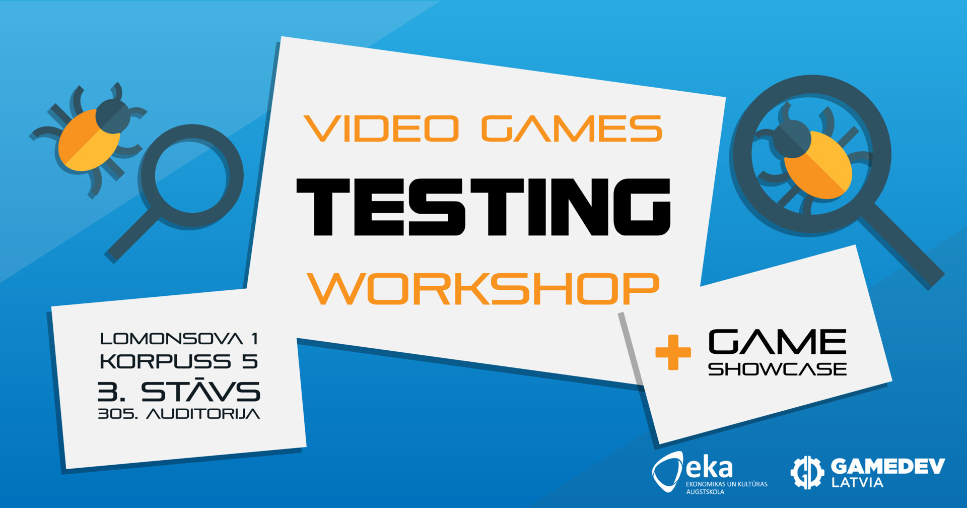 ArtStation - Game Testing Workshop Poster Designs