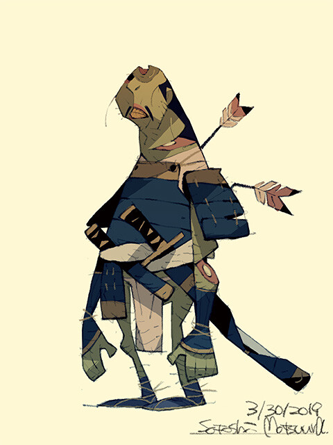 ArtStation - Samurai Zombie