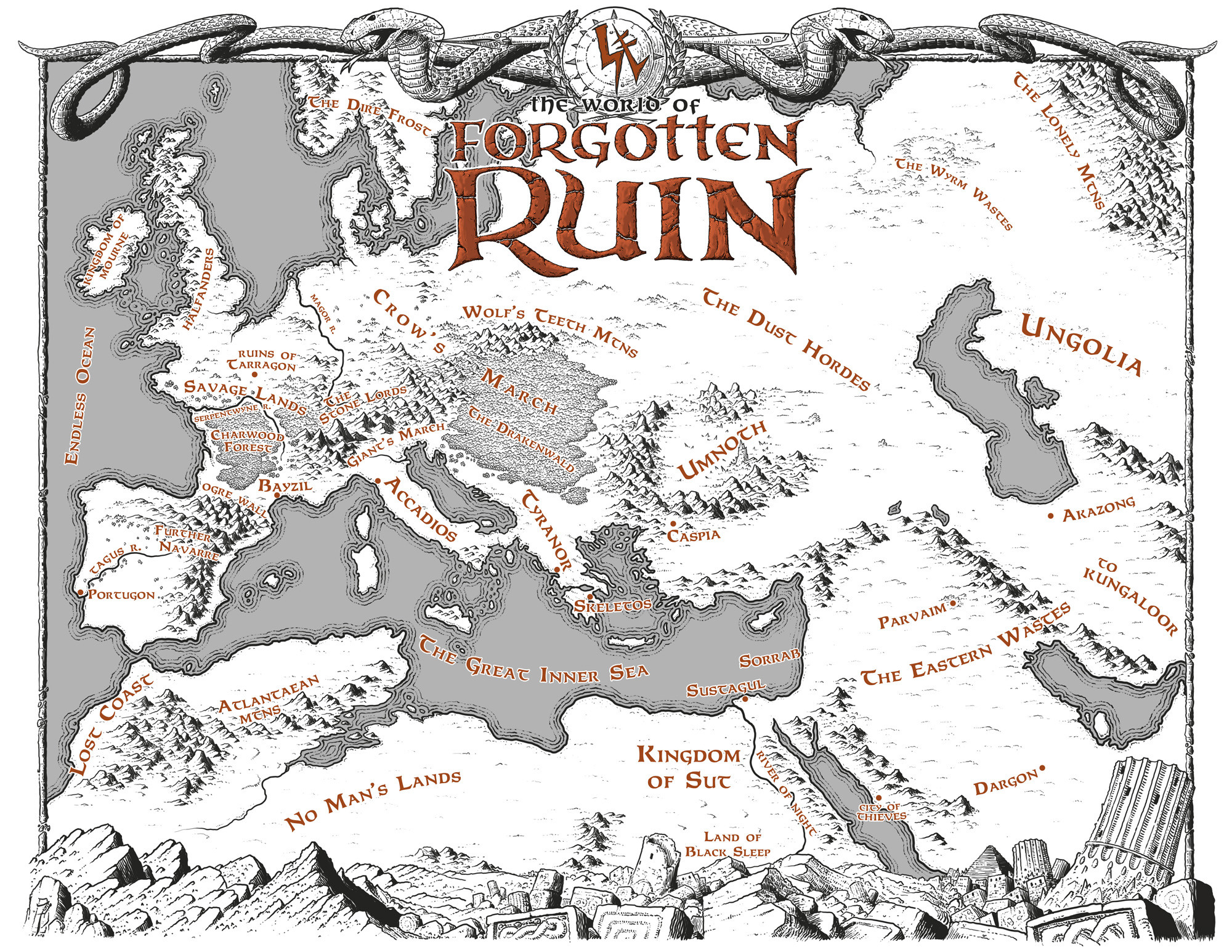 John Stevenson - Forgotten Ruin map