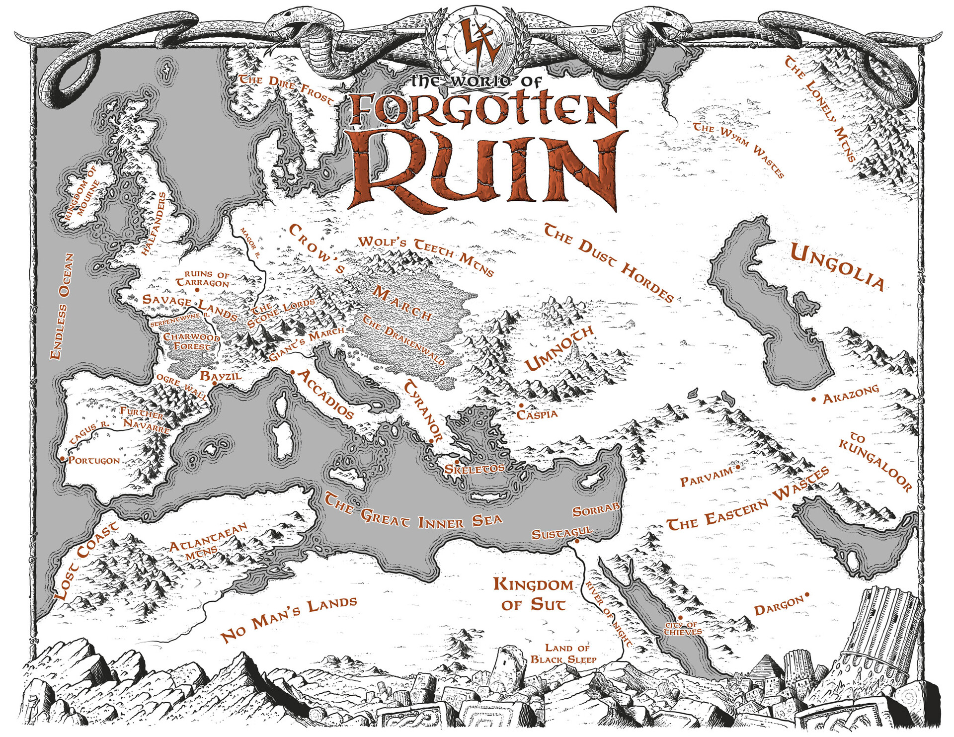 John Stevenson - Forgotten Ruin map