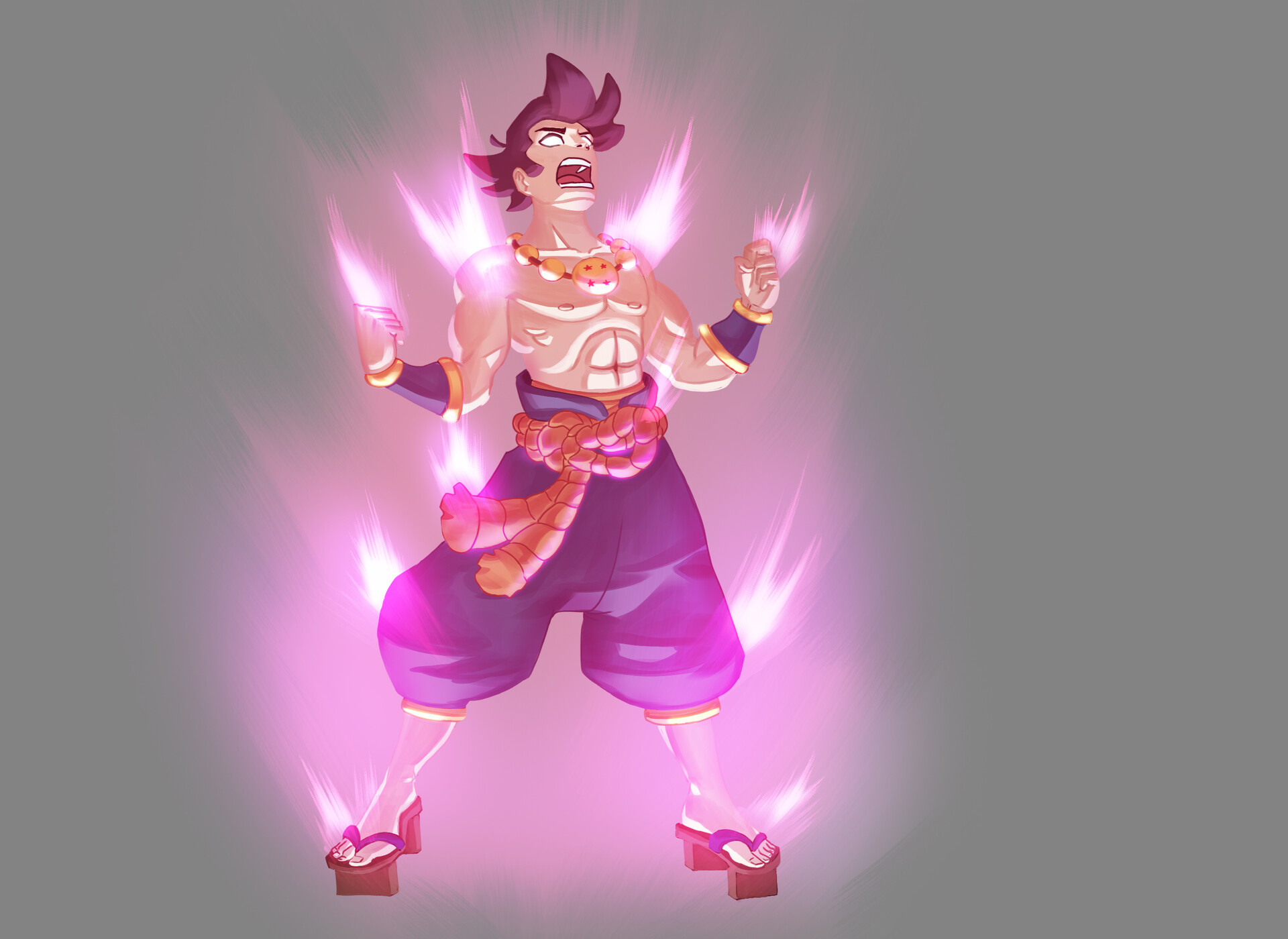ArtStation - Goku Kaioken!