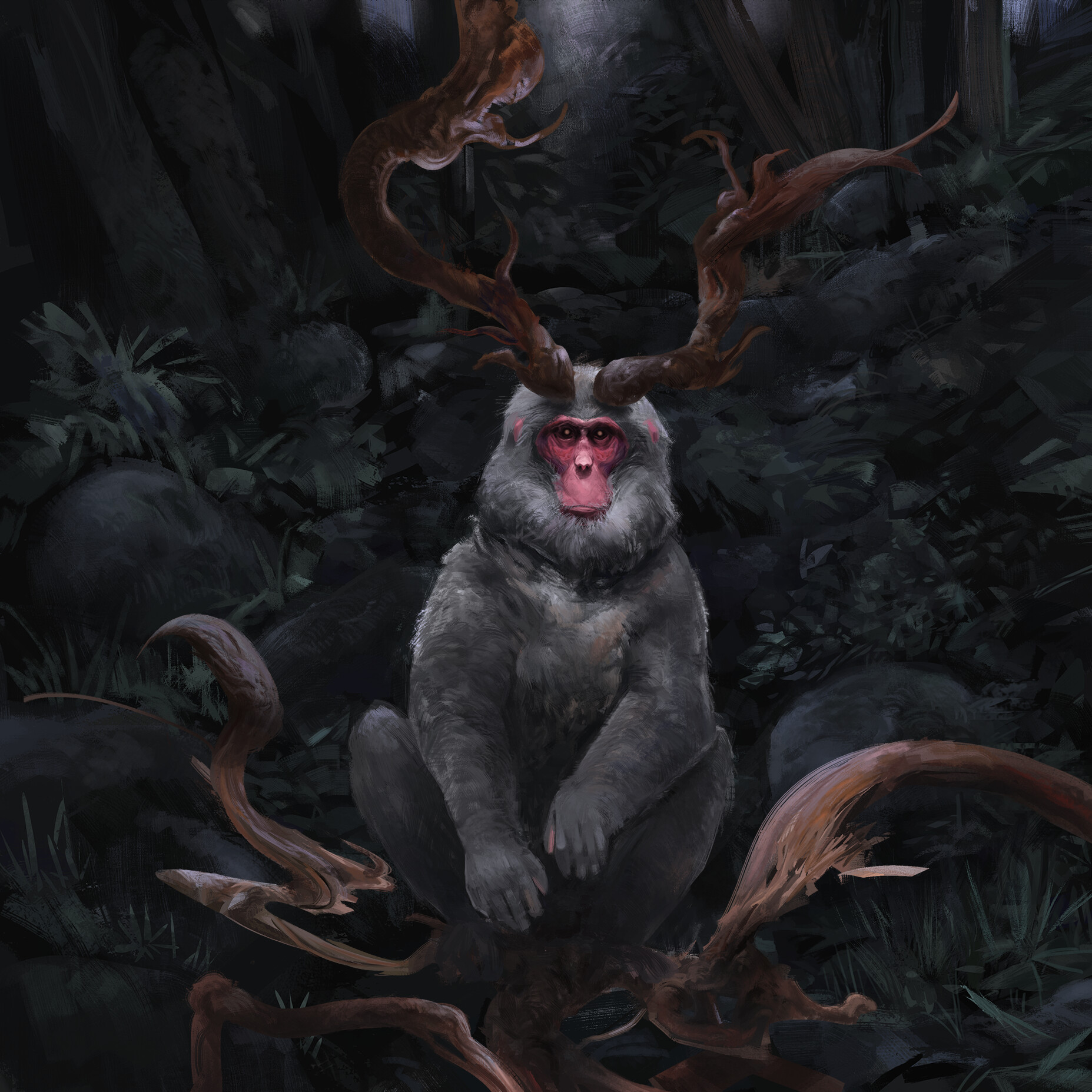 ArtStation - Horned Monkey