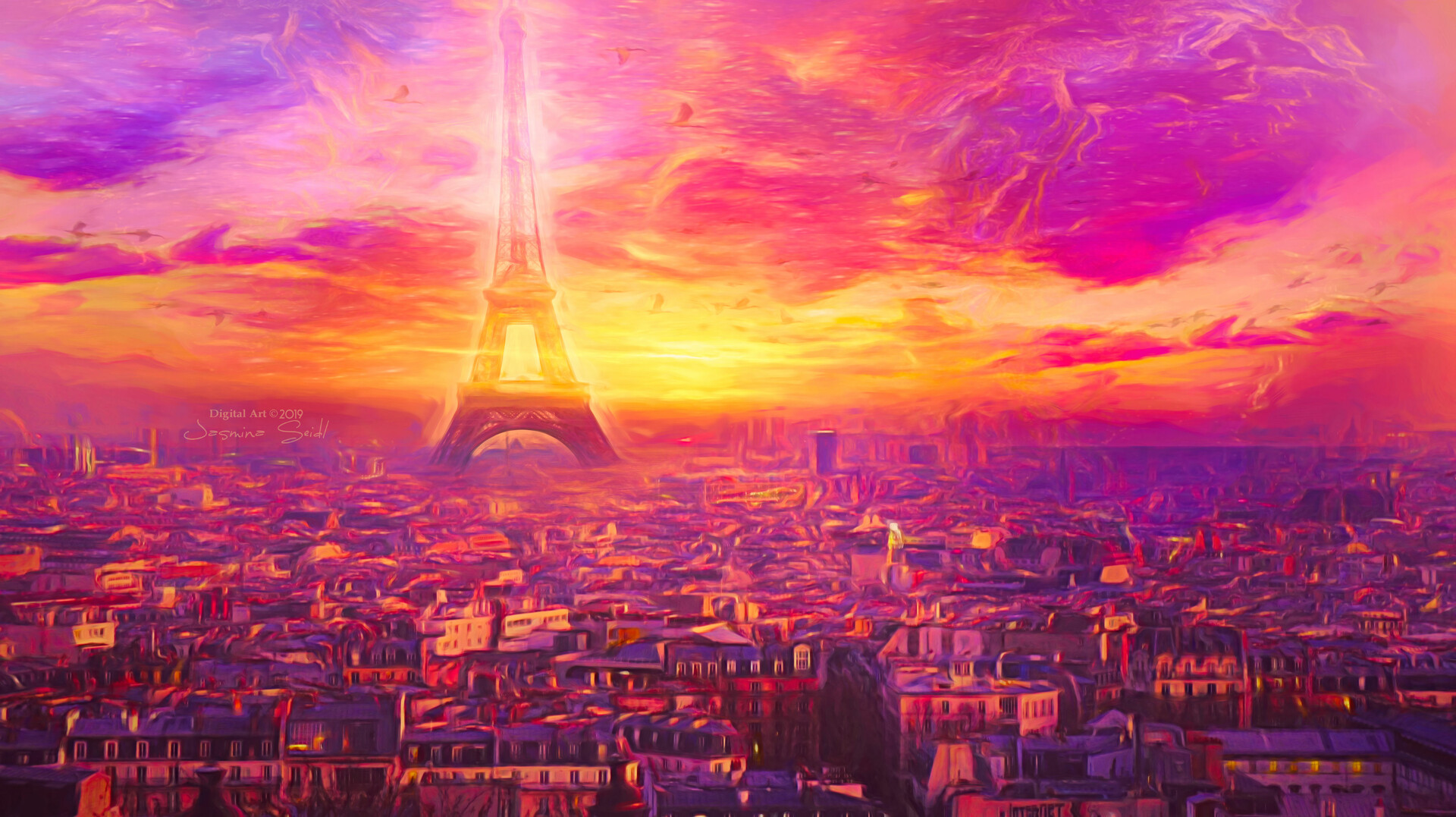 ArtStation - Pink Paris