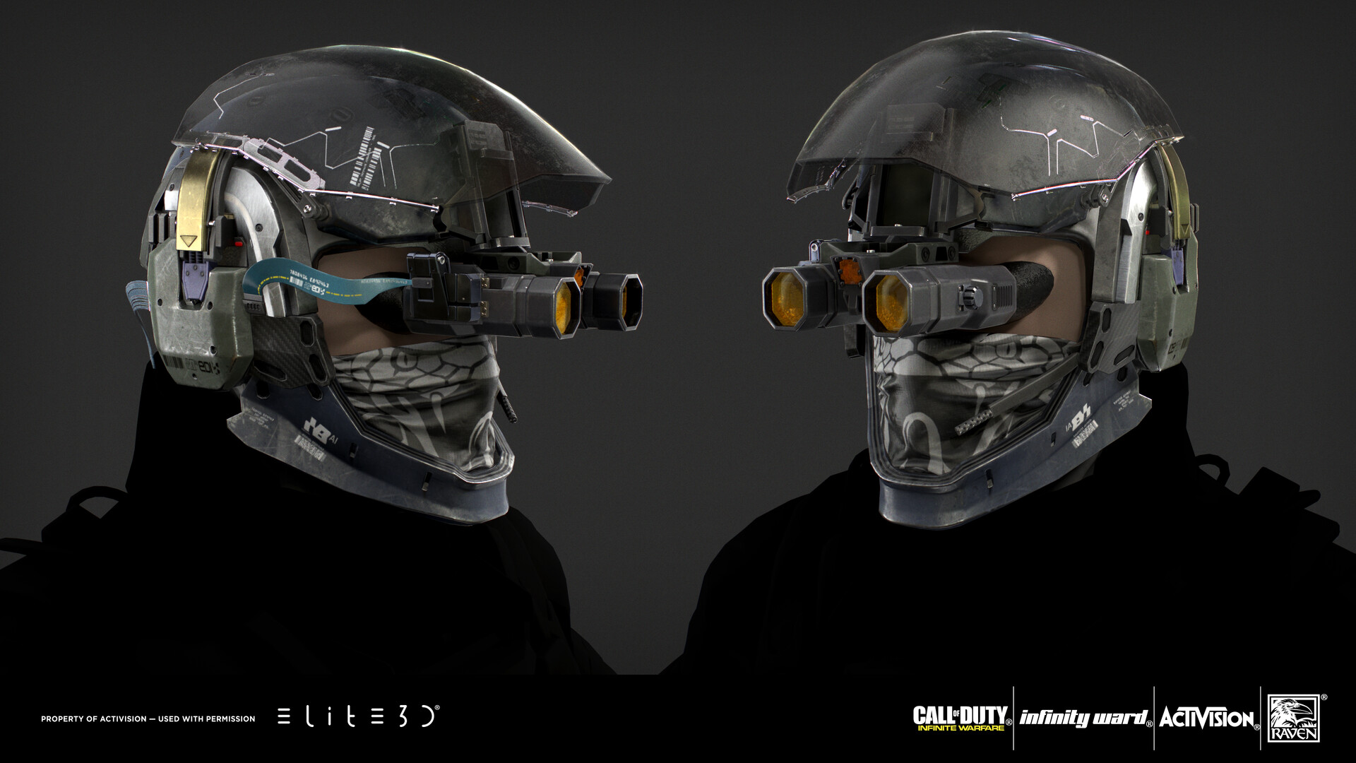 RUBEN SIGNES - Warfighter Helmet - Call of Duty Infinite Warfare