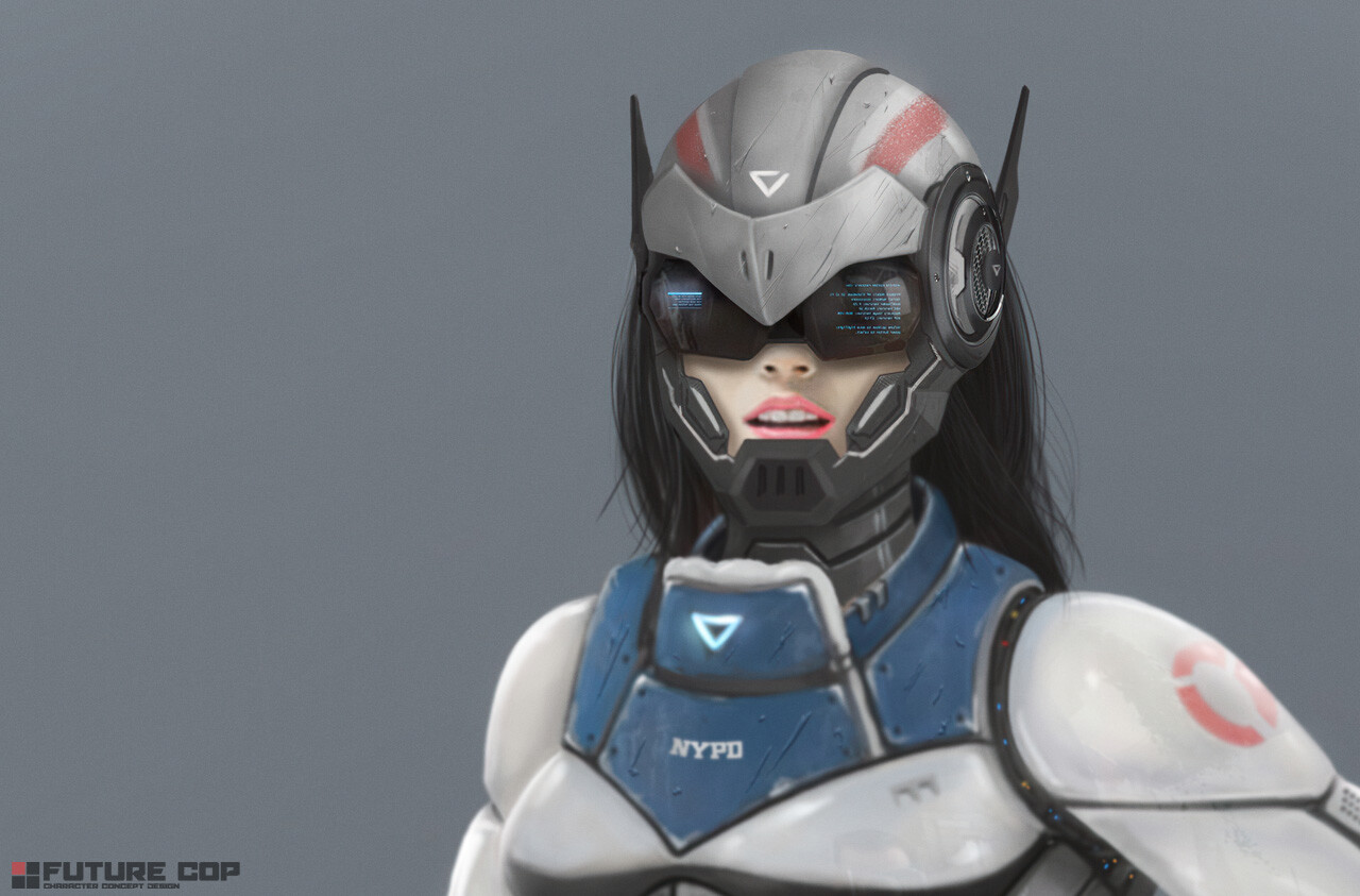 Do Cho - "Future Cop" Character Design