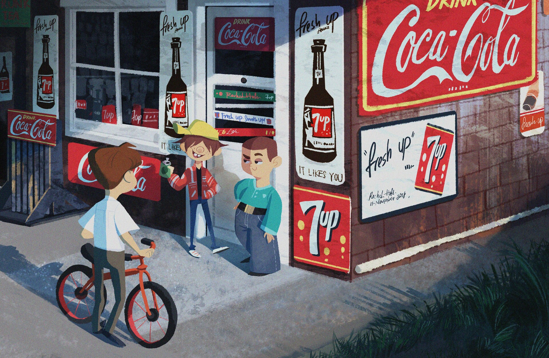 ArtStation - Bogner's Grocery Store