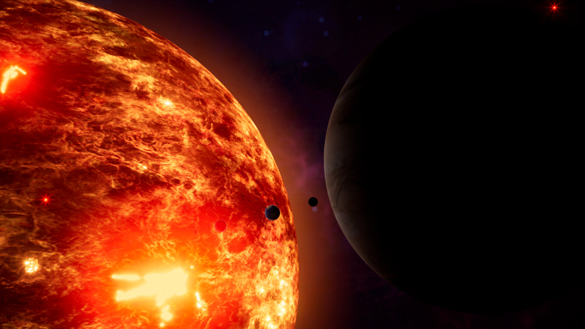 ArtStation - The Solar system - Rendered in UE4