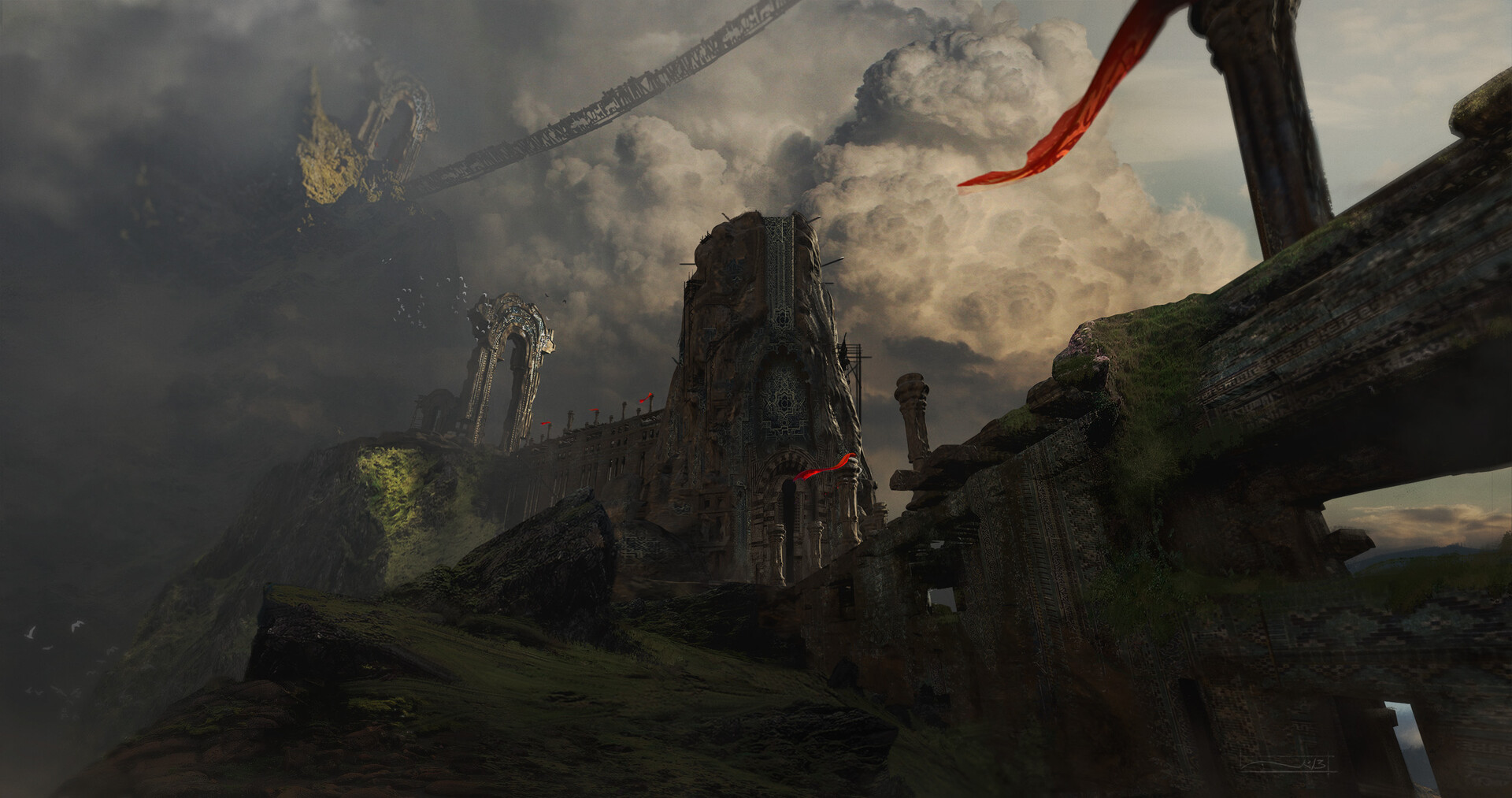 ArtStation - Red valley