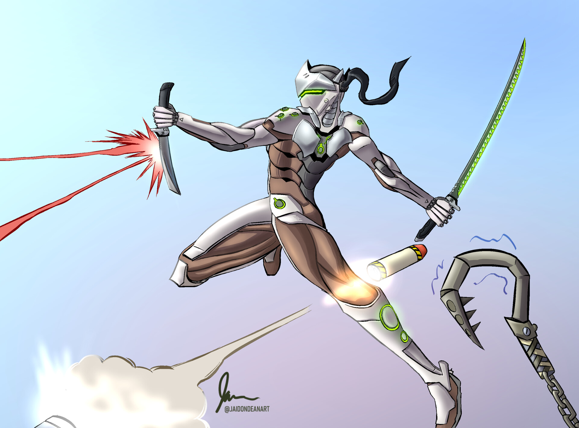 ArtStation - Genji ~ Overwatch