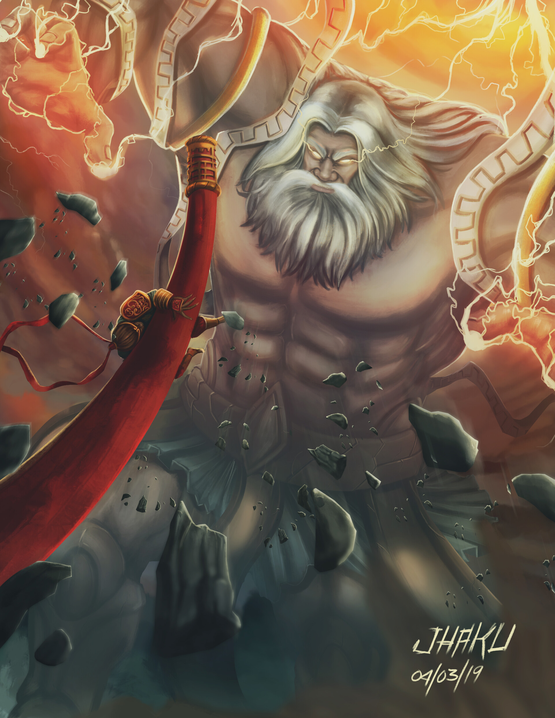 ArtStation - Zeus Versus Wukong
