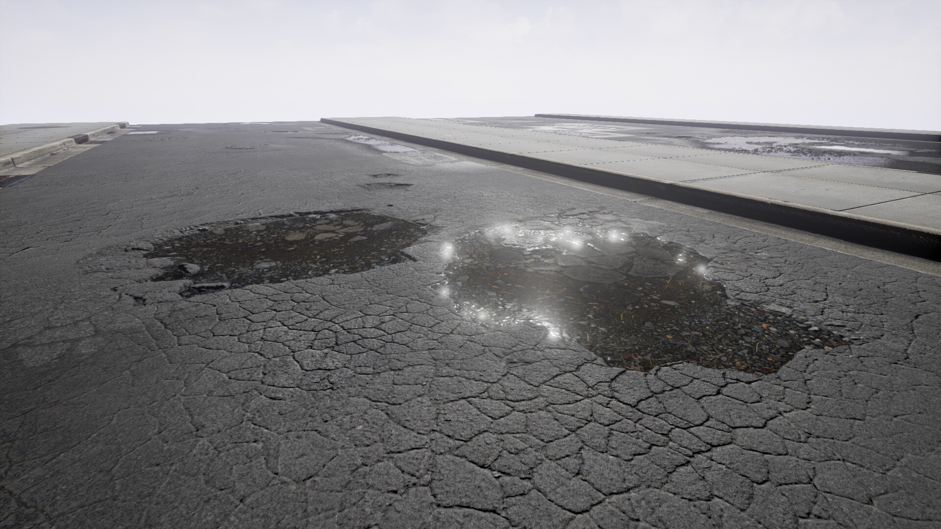 Pat - [UE4]Photo-realistic Asphalt Set w/ Decals
