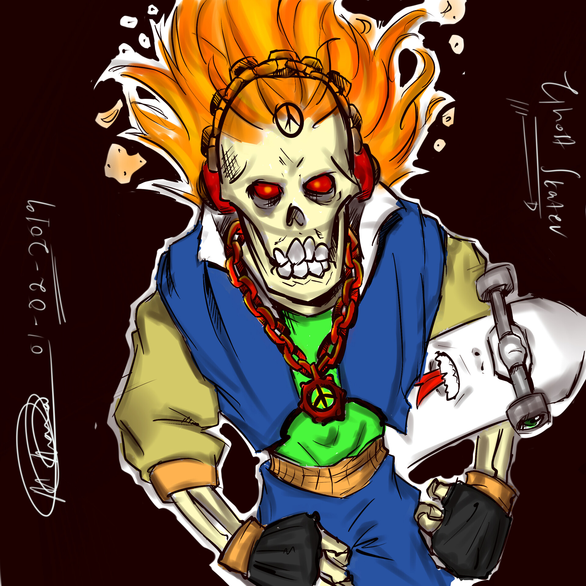 ArtStation - Ghost skater