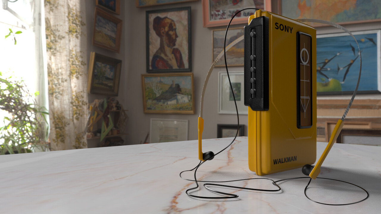 ArtStation - Retro Walkman