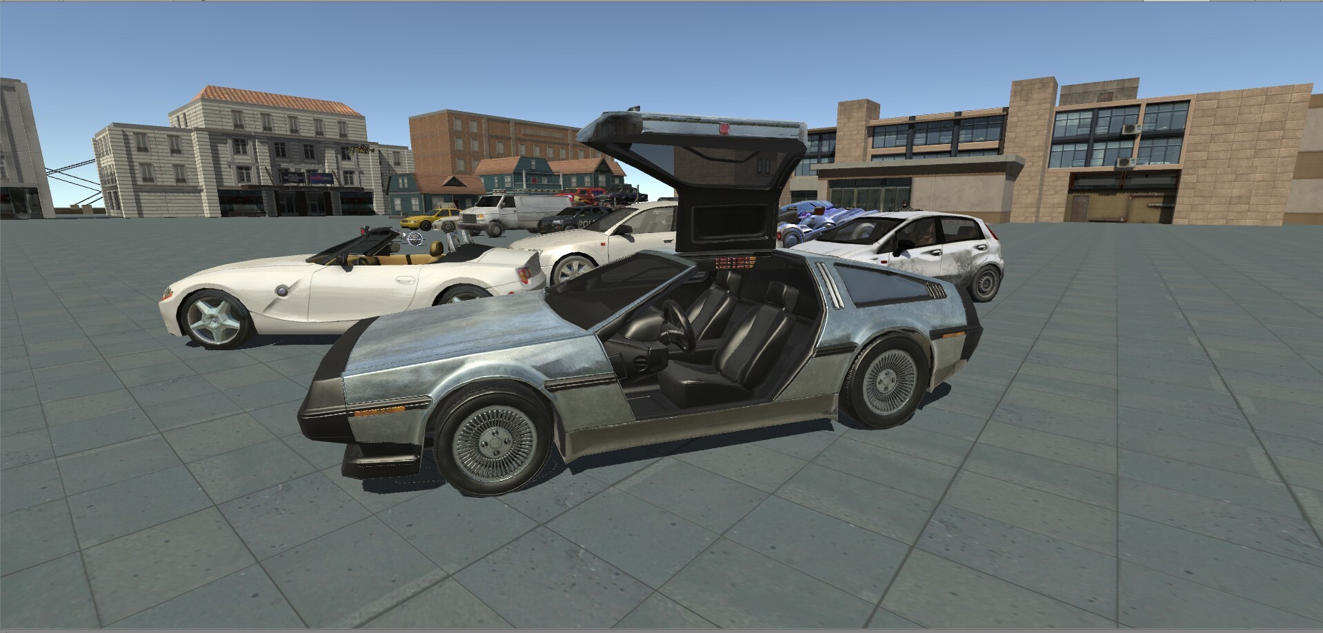 ArtStation - Working on a mobile GTA copy and not only low-poly mobels ...