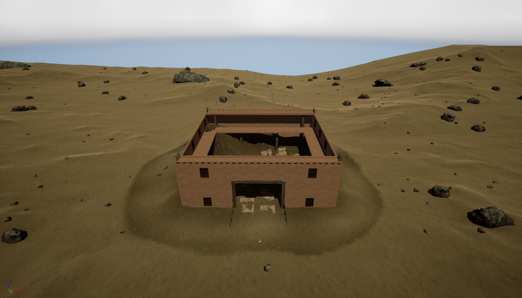 ArtStation - Desert Fort Environment(1st Build)