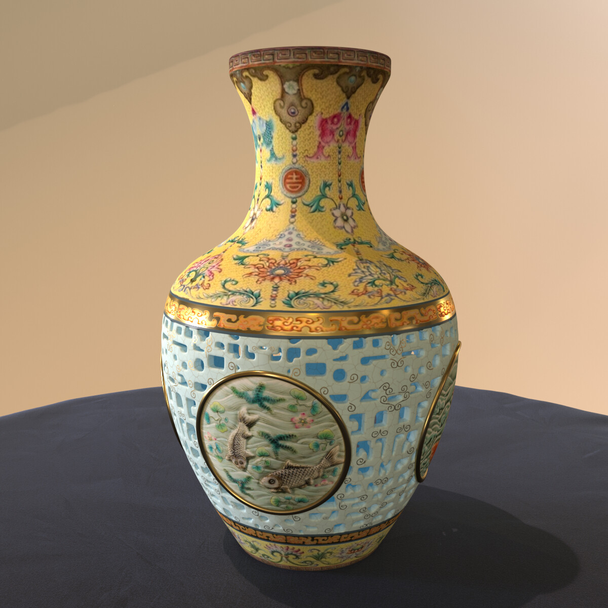 ArtStation - Yang Cai Qing Dynasty Vase