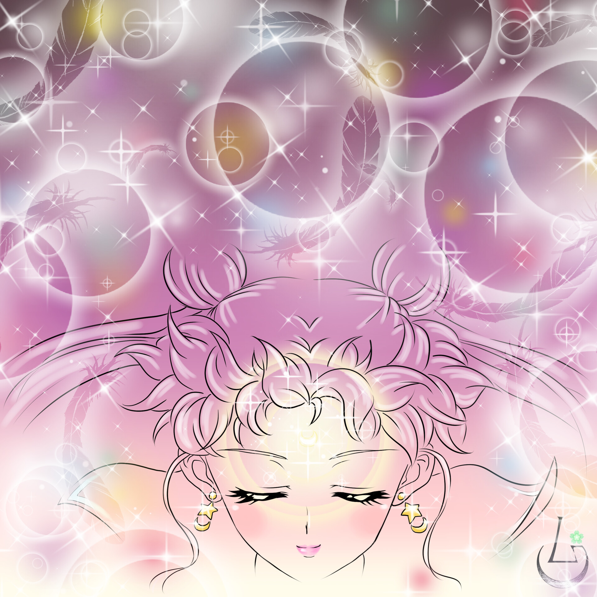 ArtStation - Sailor Moon Power Portrait