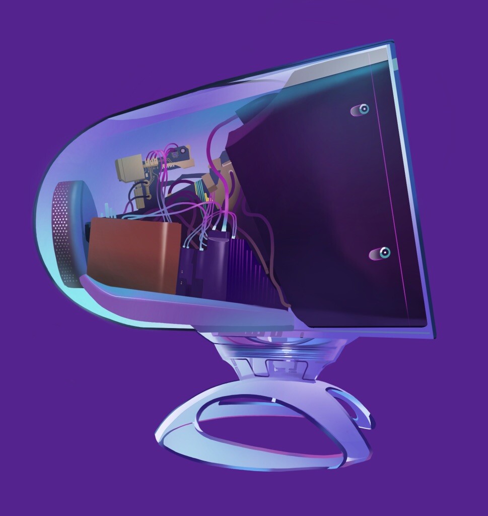 ArtStation - Apple 17 inch CRT display