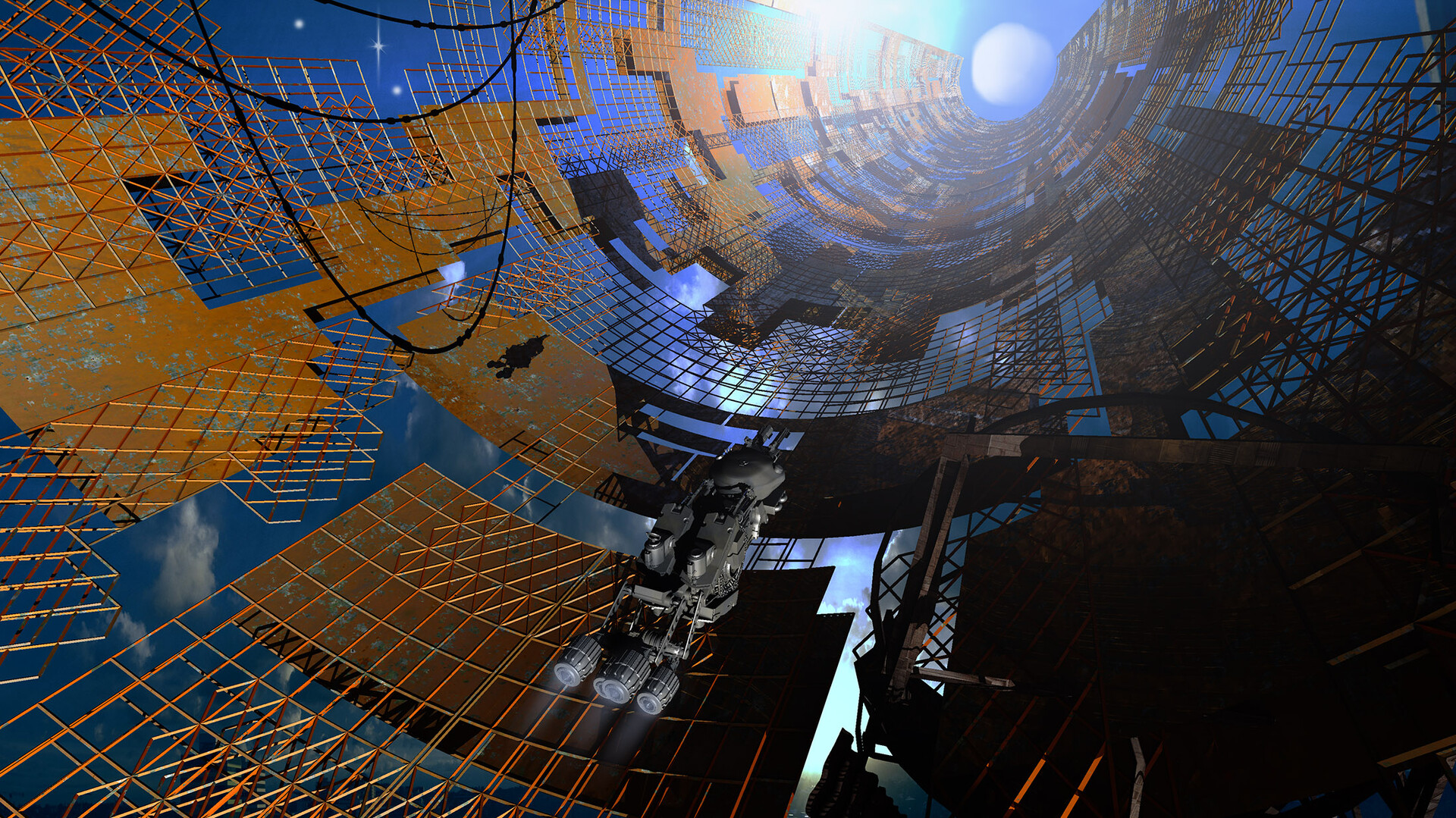 ArtStation - Megastructure in Space