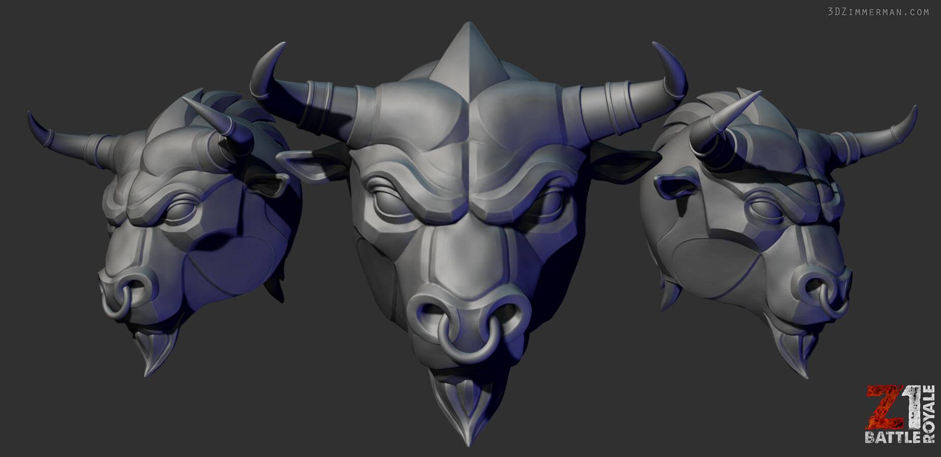 ArtStation - Minotaur mask