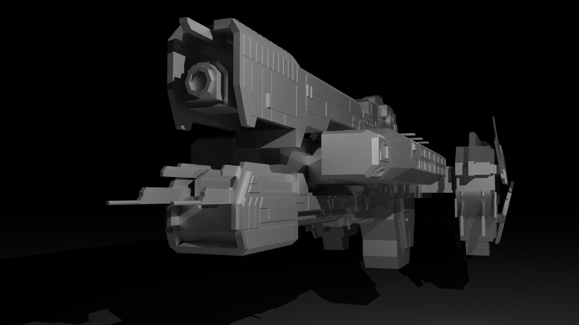 ArtStation - UNSC Frigate