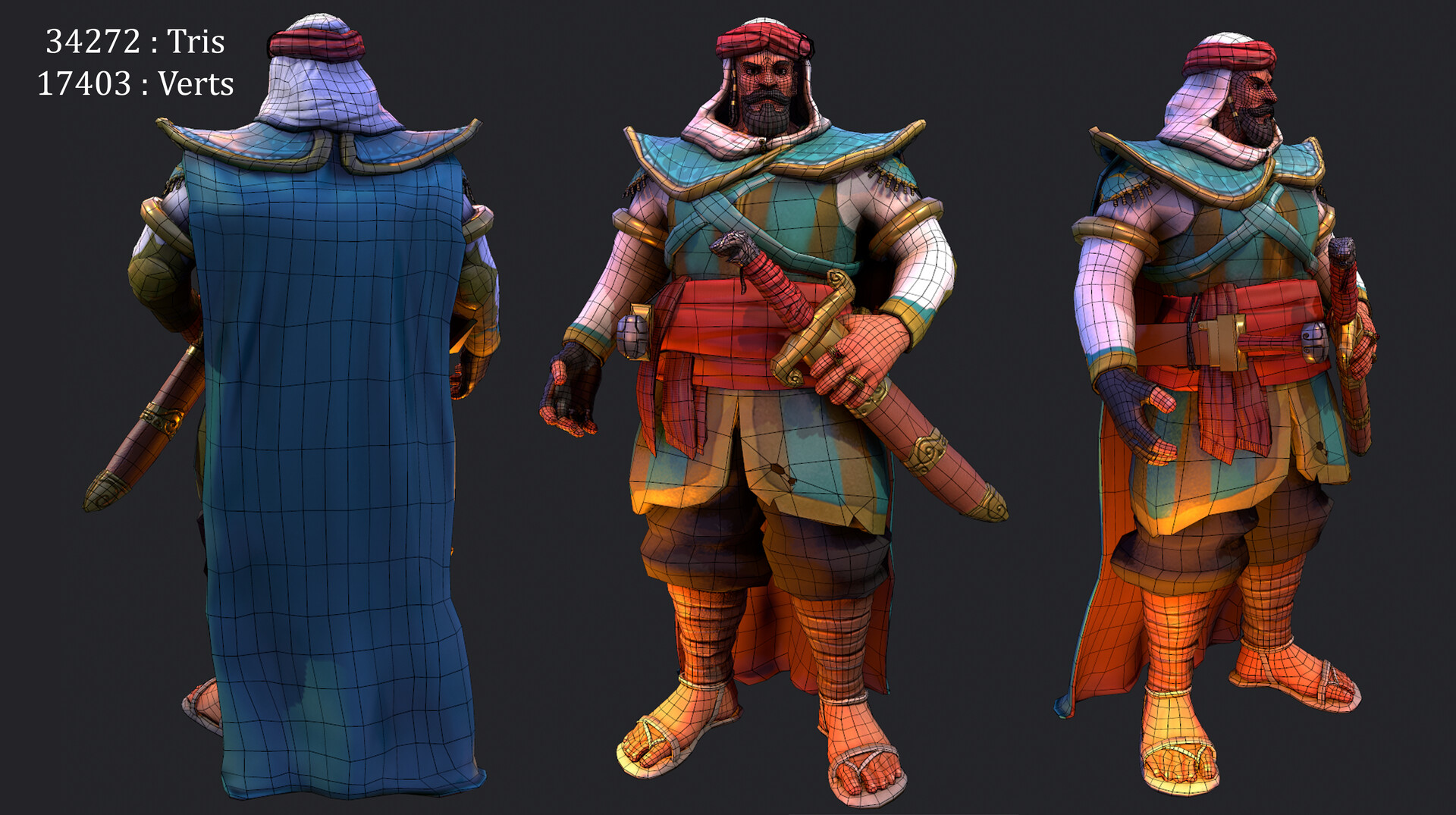 Fares Guettoch - Sinbad 3D Model