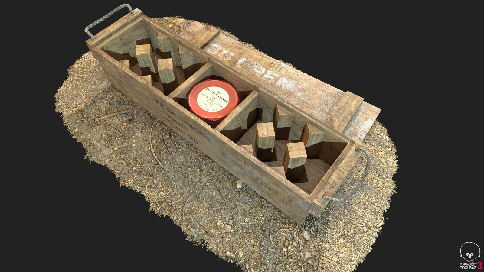 Elliot Amos - WW2 Grenade Crate