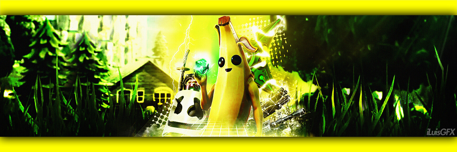 ArtStation - Fortnite Season 8 (Peely), Twitter Header