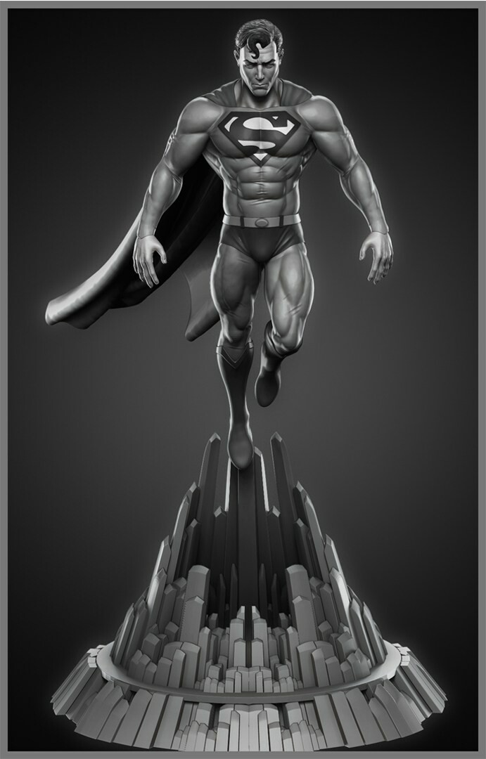 ArtStation - Superman-3D Printable