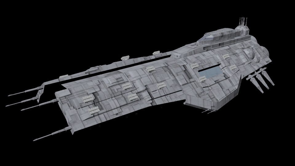 ArtStation - EVE online "DRAKE" inspired ship