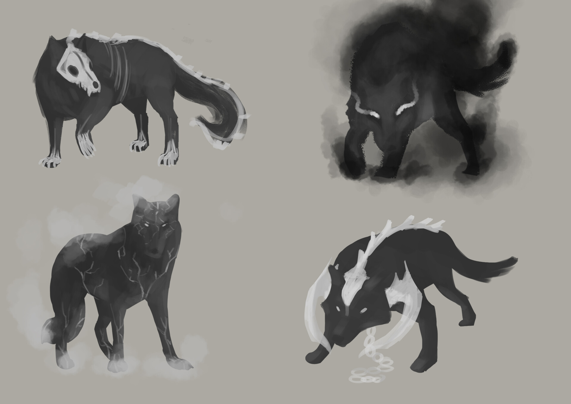 dire wolves deviantart
