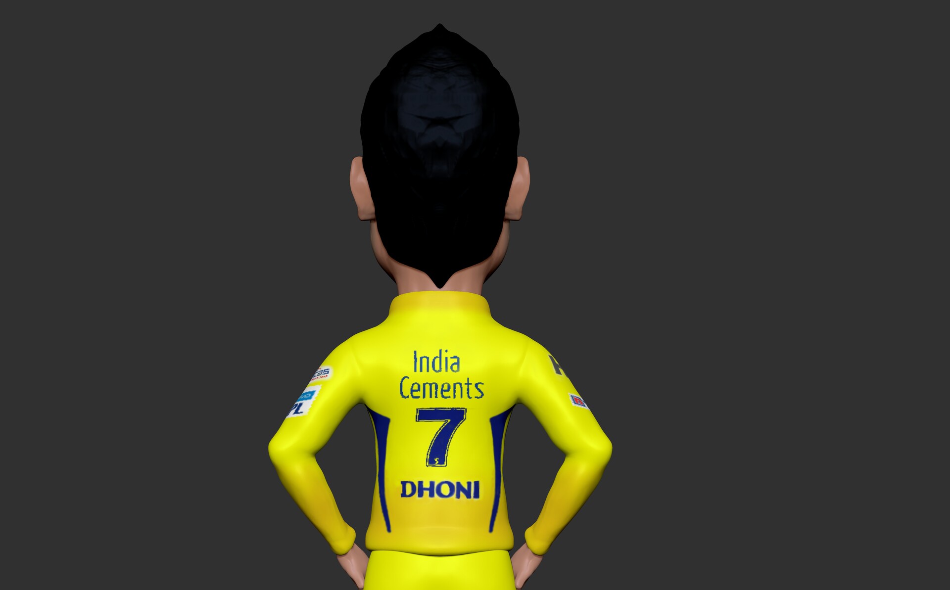 iKix My3D - 3D figurine of CSK Captain - MS Dhoni
