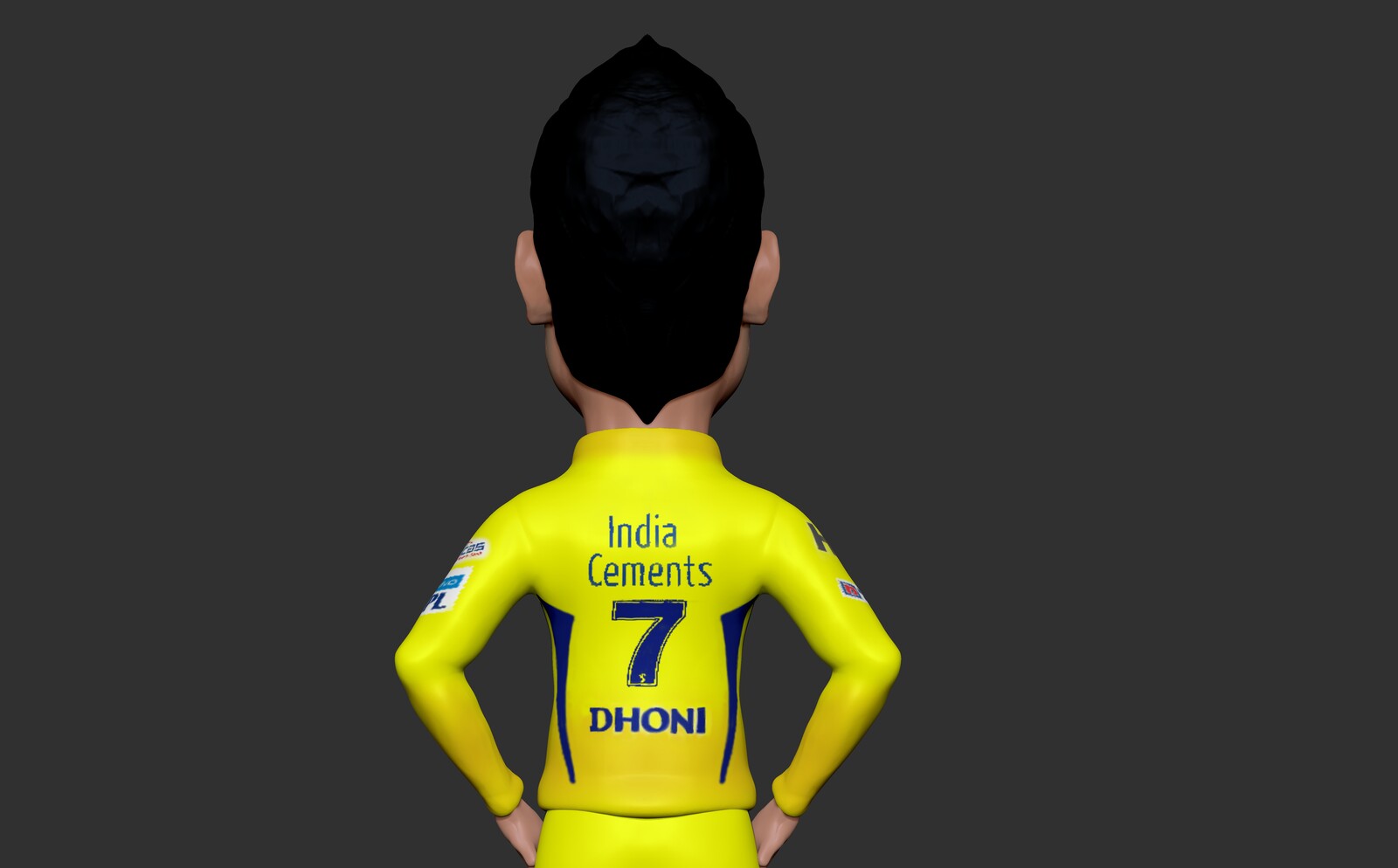 iKix My3D - 3D figurine of CSK Captain - MS Dhoni