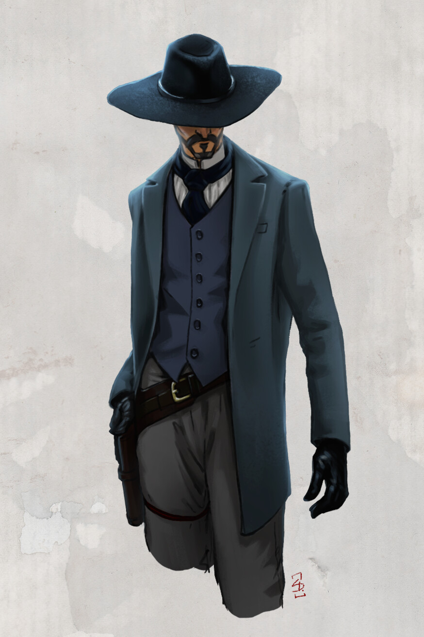 ArtStation - Cowboy - character study