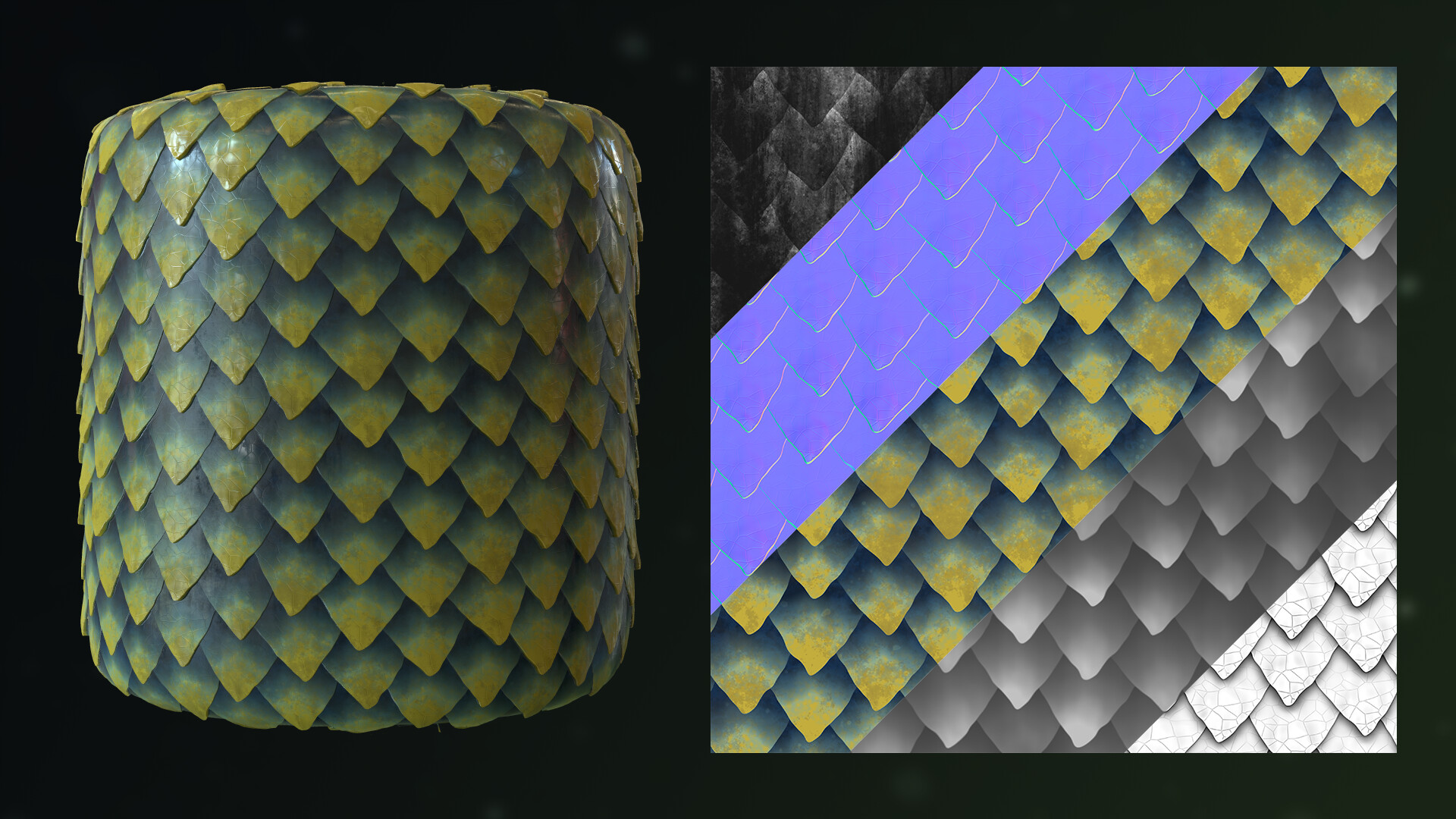 Dominik Just - Reptile Scales Material