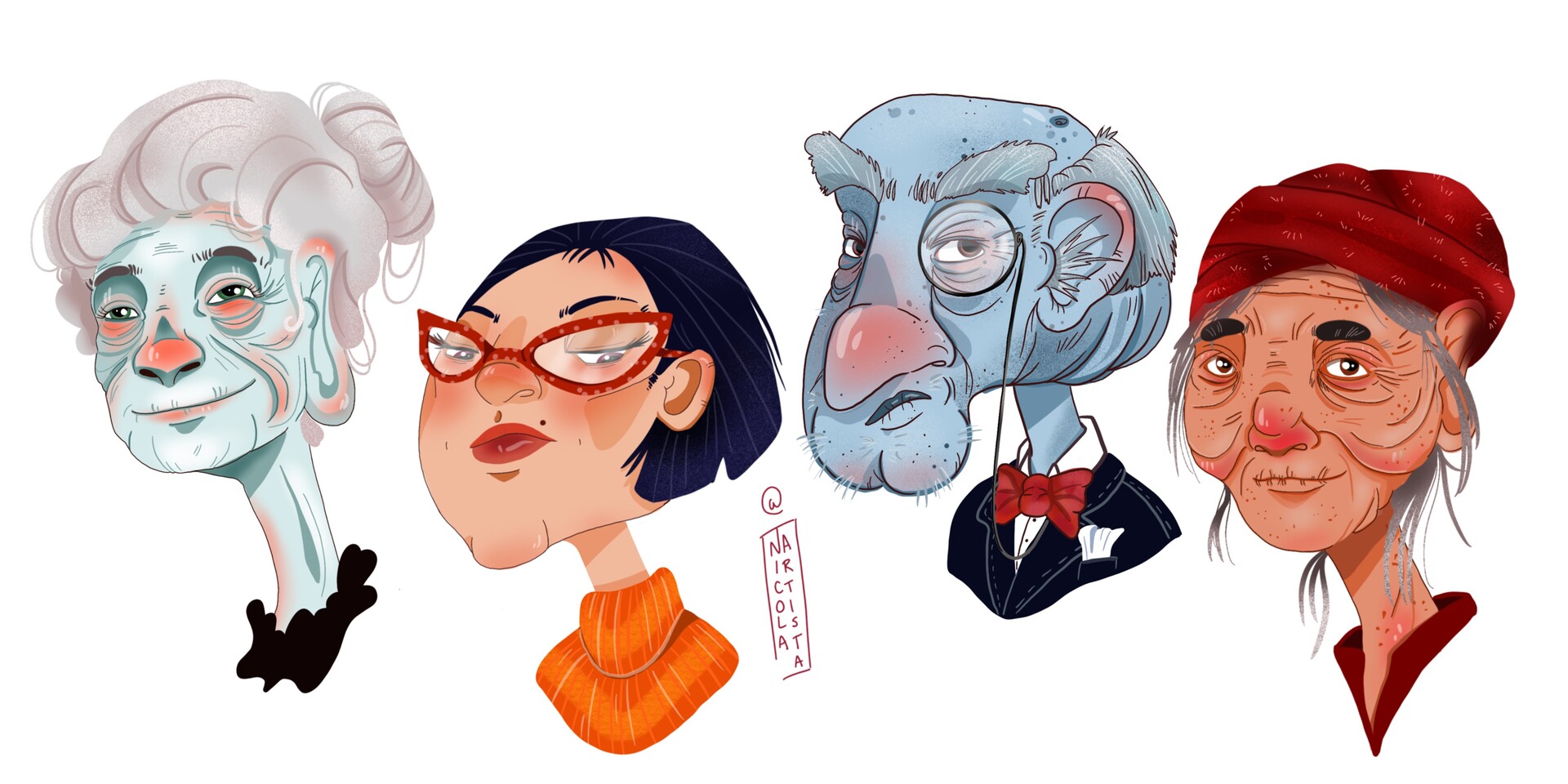 ArtStation - Oblong Shapes into Oblong People