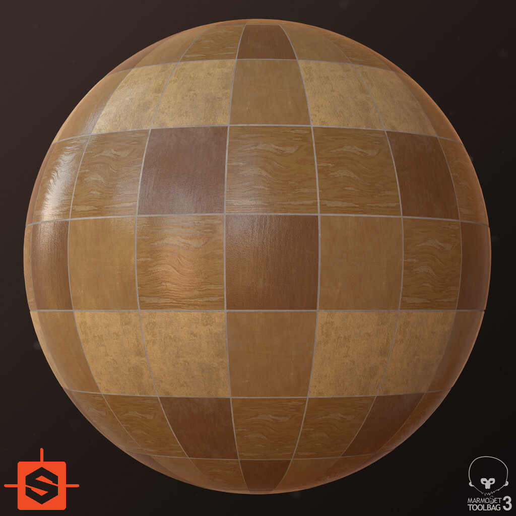 ArtStation - Stone Floor Tiles - Material