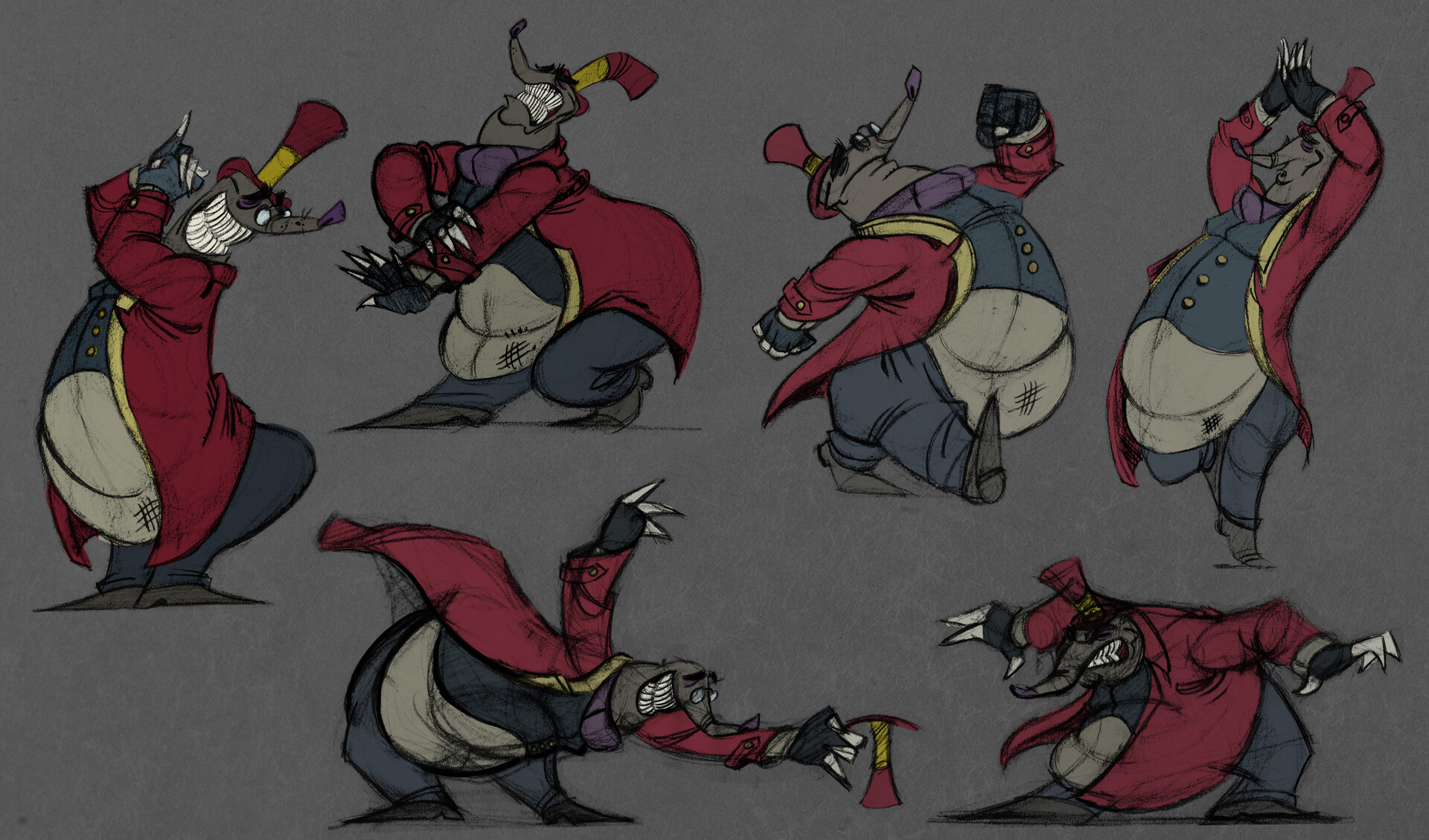 ArtStation - Moleman- Character Design- 2017