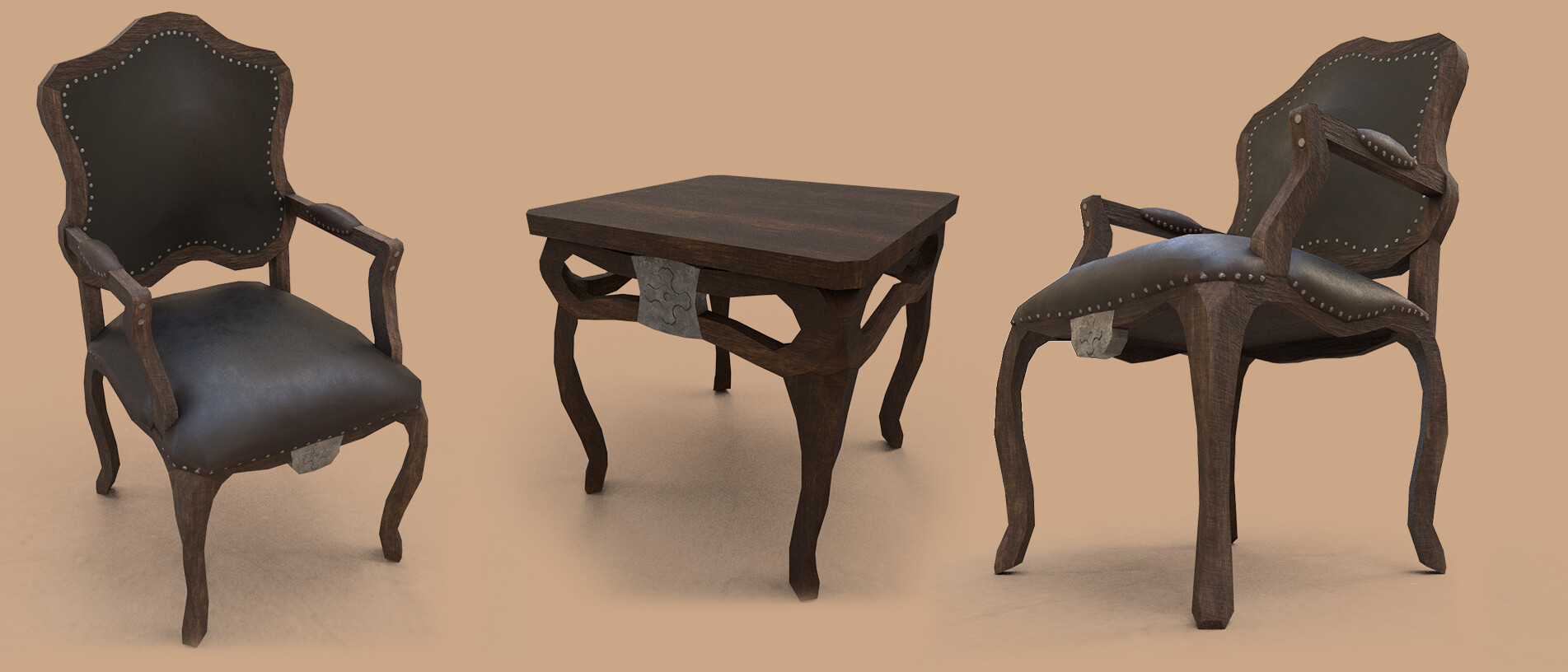 ArtStation - Chair and Table