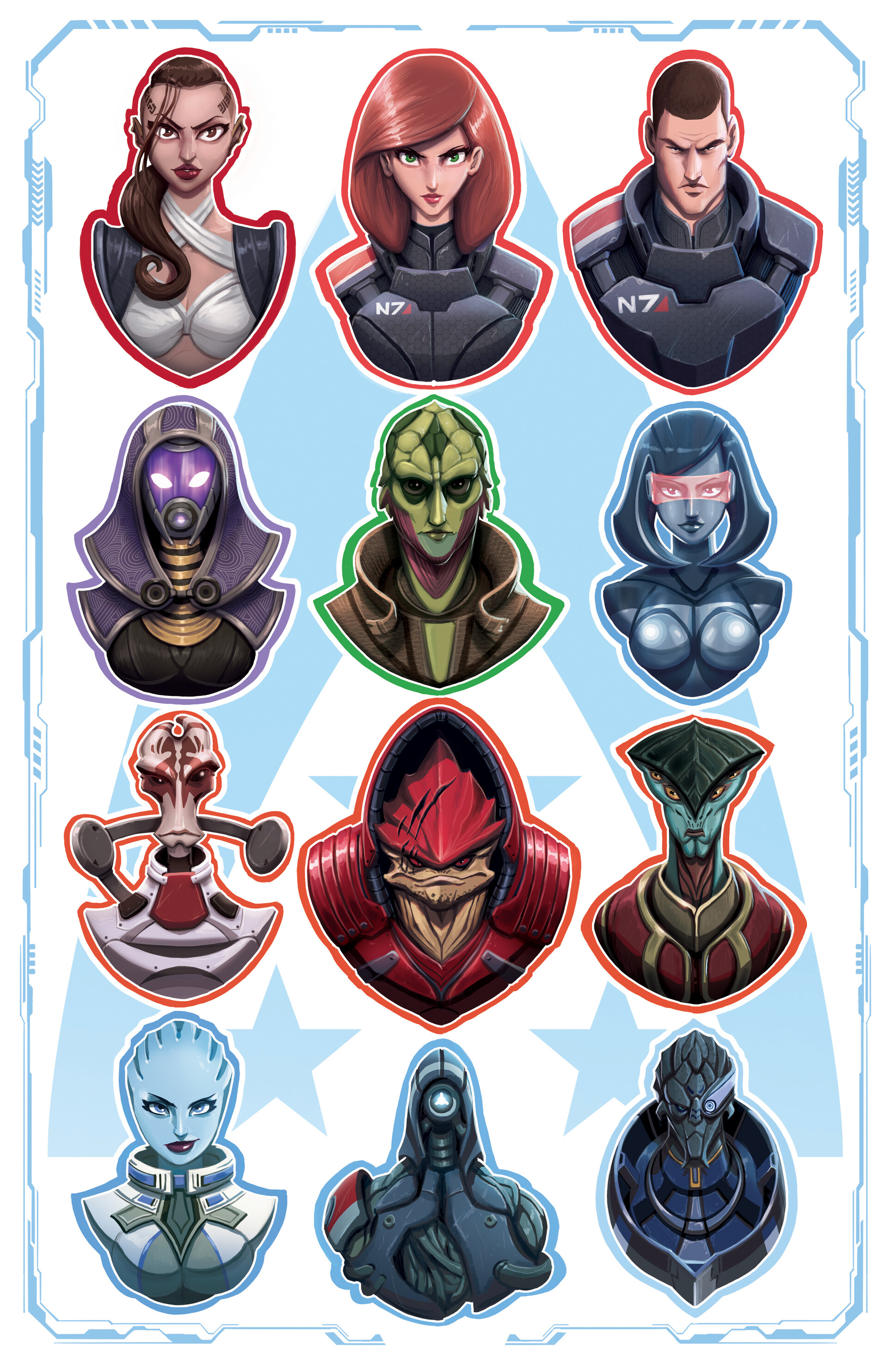 ArtStation - Mass Effect Throwback