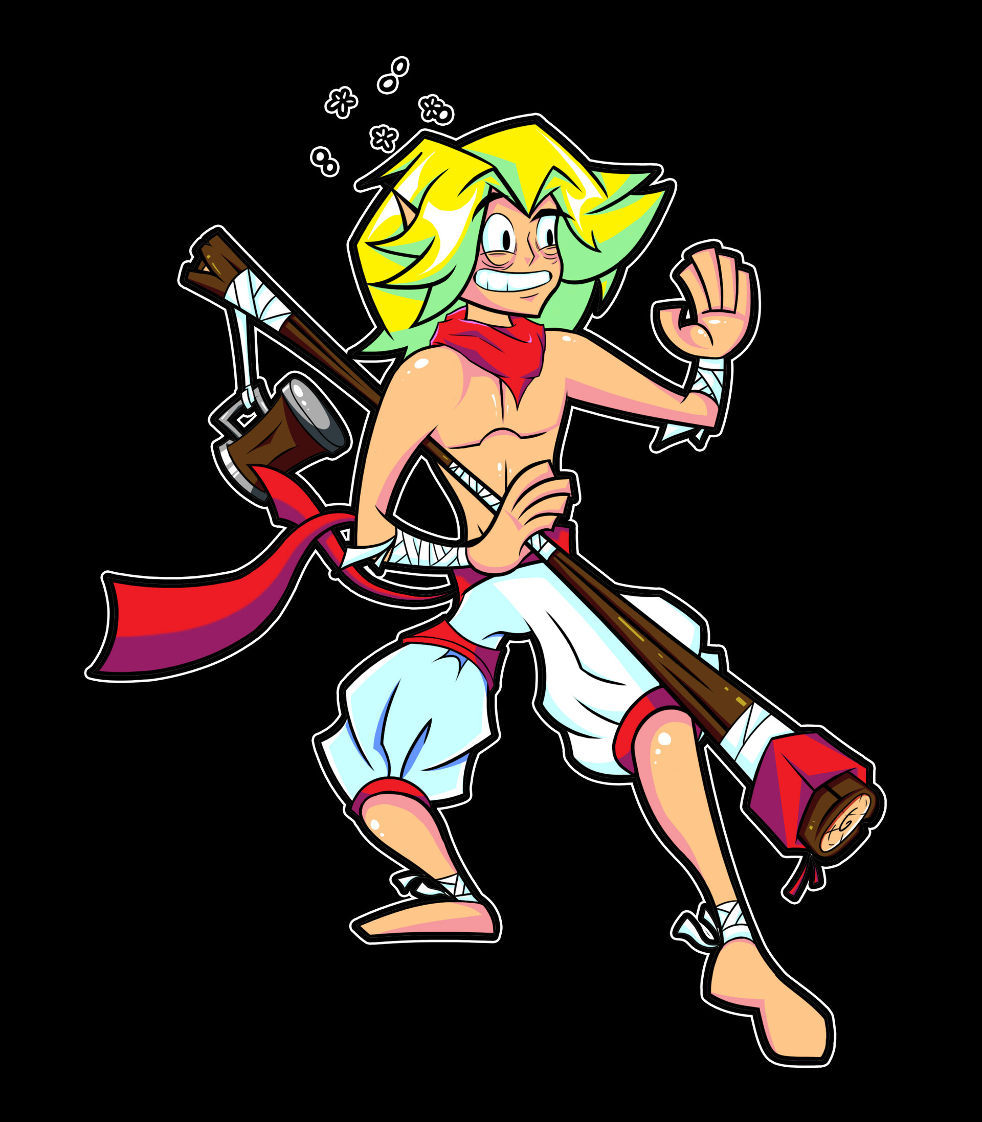 ArtStation - Drunk Monk