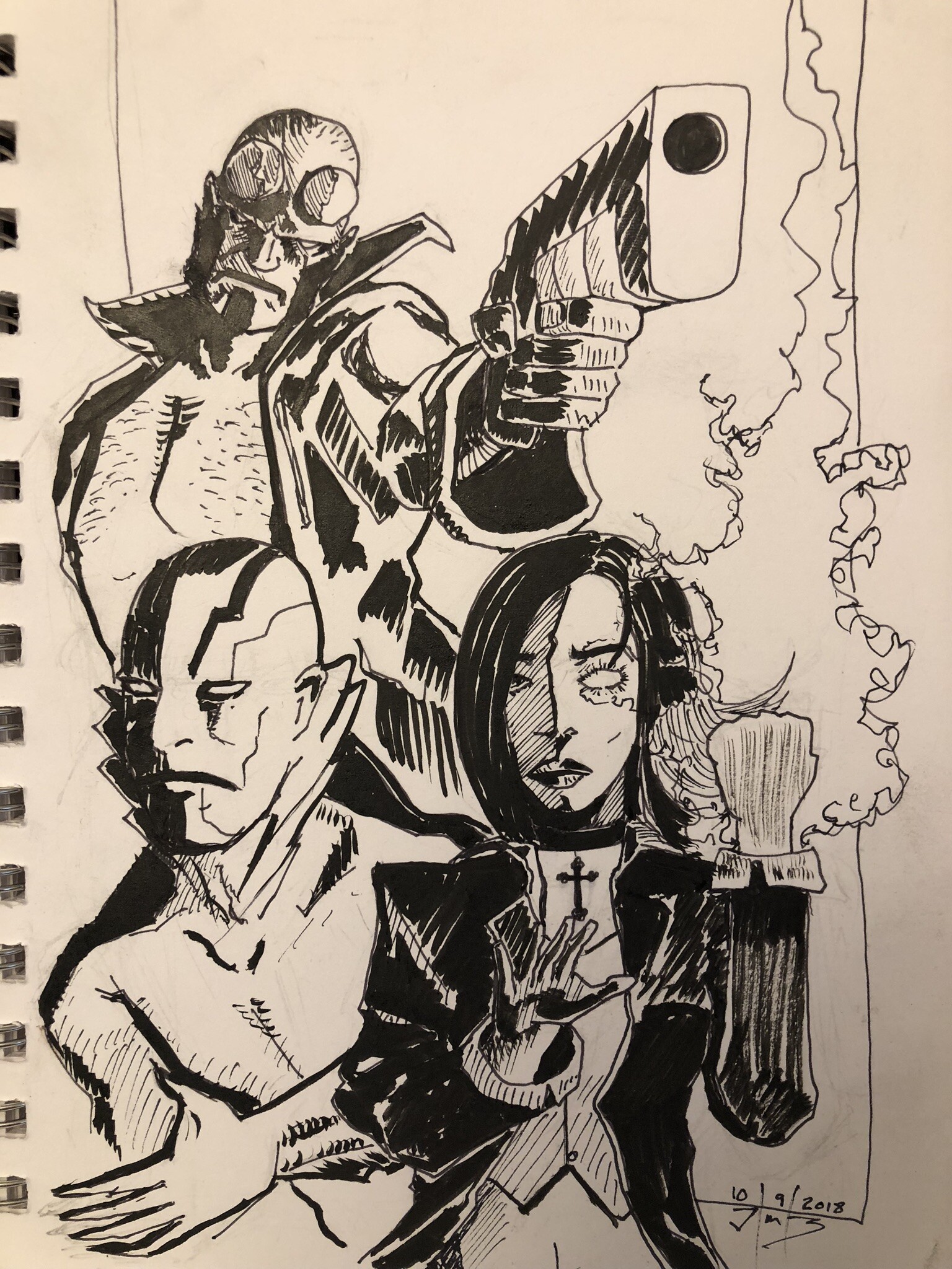 Jason Batchelor - Inktober 2018