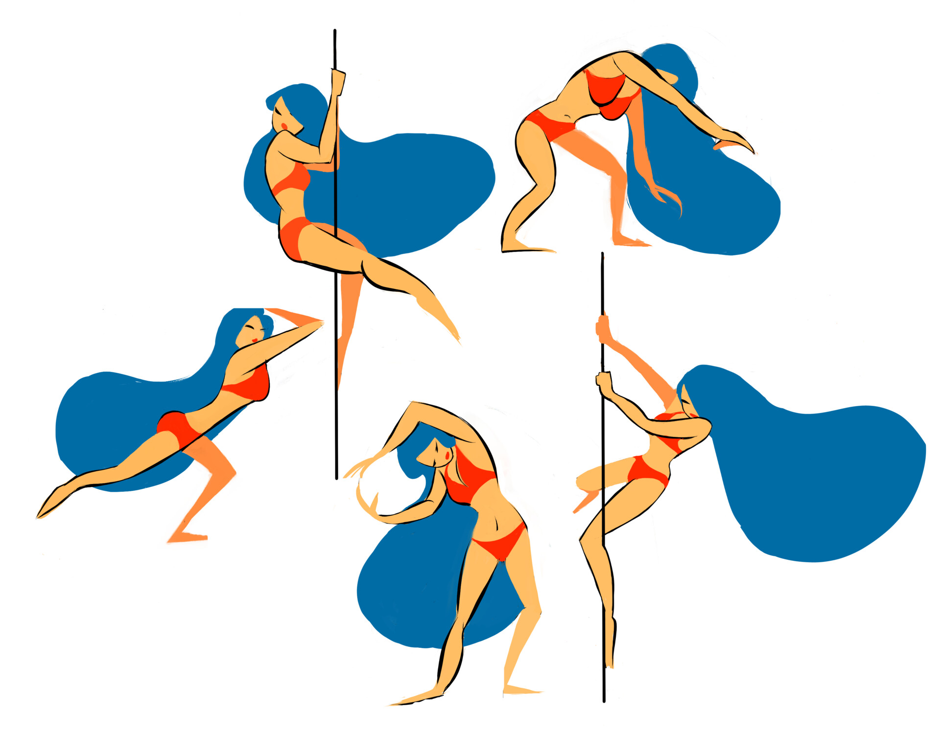 ArtStation - Pole Dancing