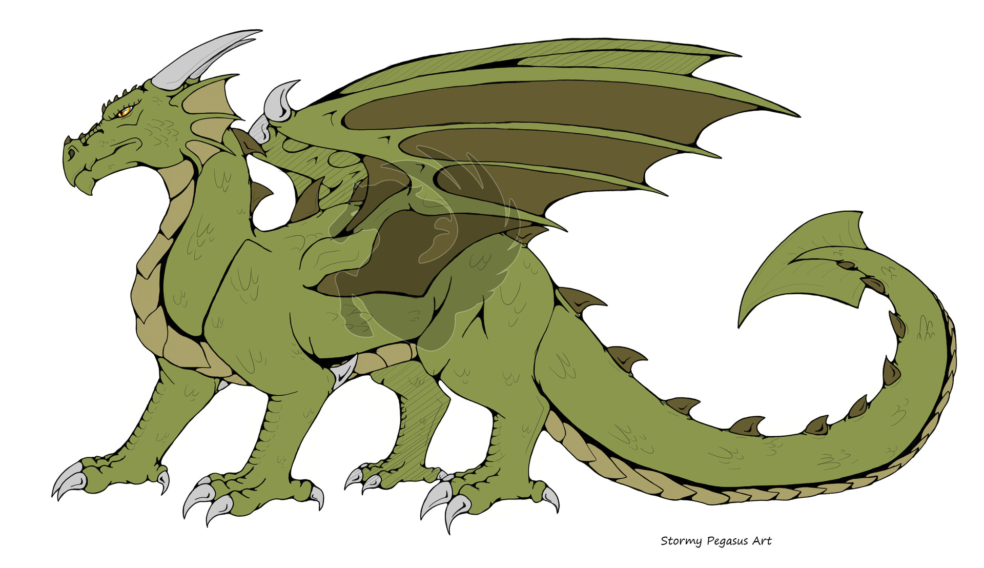 Western Dragon Painting