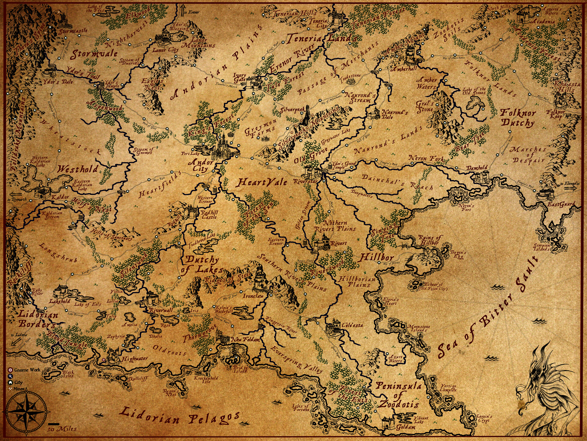 ArtStation - Map of Andor