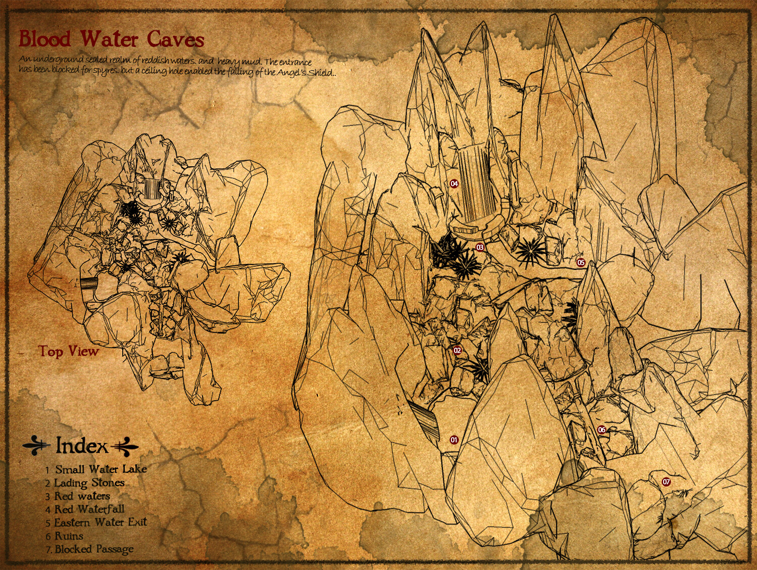 ArtStation - Blood Water Caves