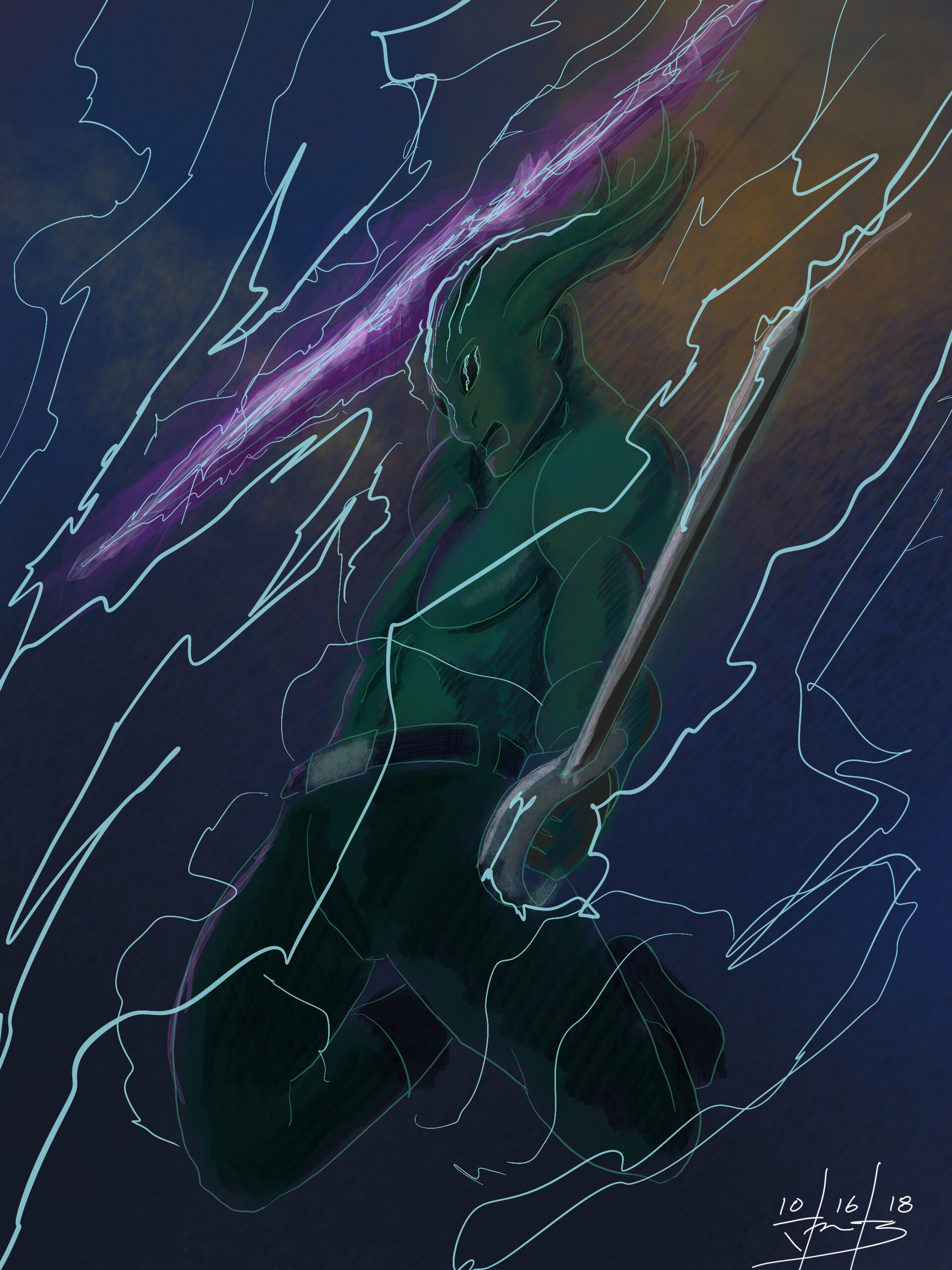 Jason Batchelor - Inktober 2018