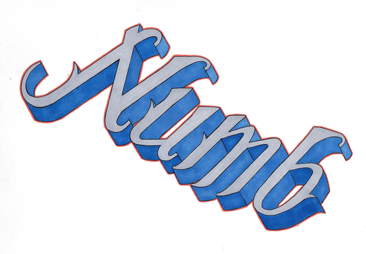 ArtStation - Numb Lettering
